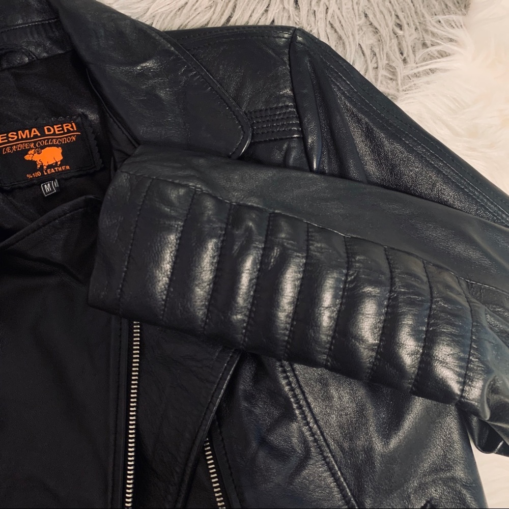 Genuine Lamb Skin Leather Jacket - Gem